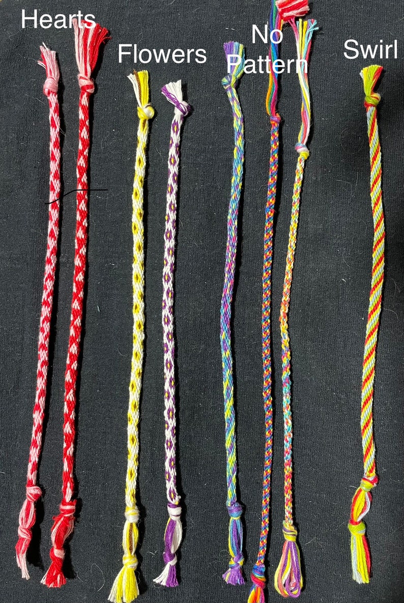 Custom/kumihimo/friendship/bracelets/string/personalized - Etsy