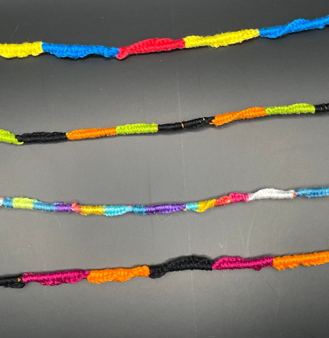 Custom French Twist String Friendship Bracelets - Etsy