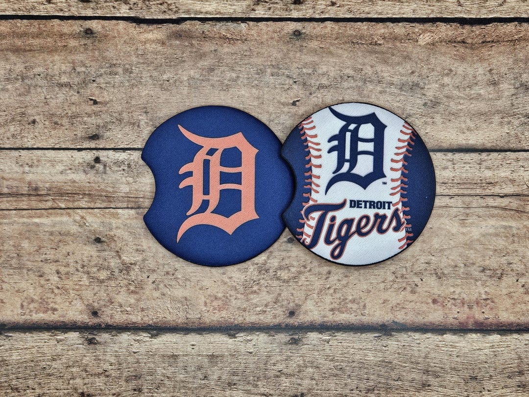 Detroit Tigers Car Coaster Set | Cup Holder Coasters (set of 2) - Etsy
