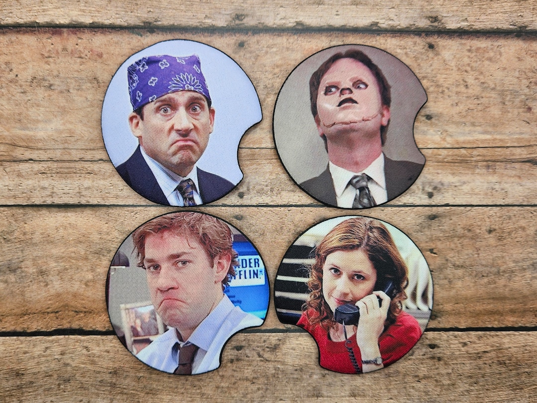 Michael Scott Car Coaster Set | the Office Car Coaster | Prison Mike ...