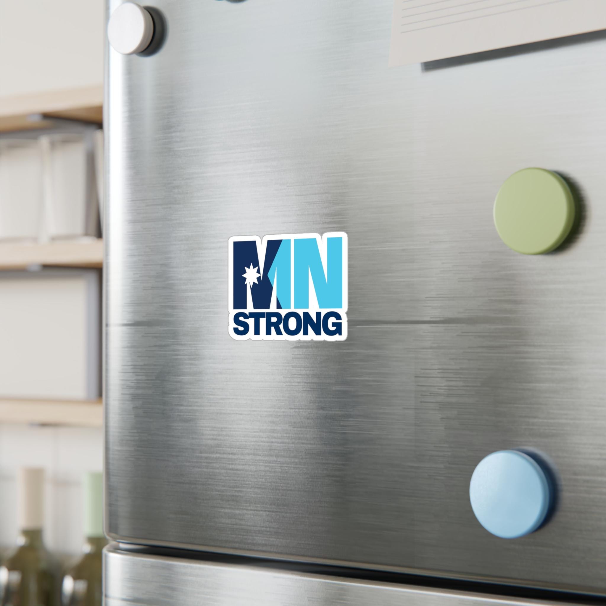 MN Strong Sticker | Minneapolis Minnesota Kiss-cut Vinyl Decal - Etsy