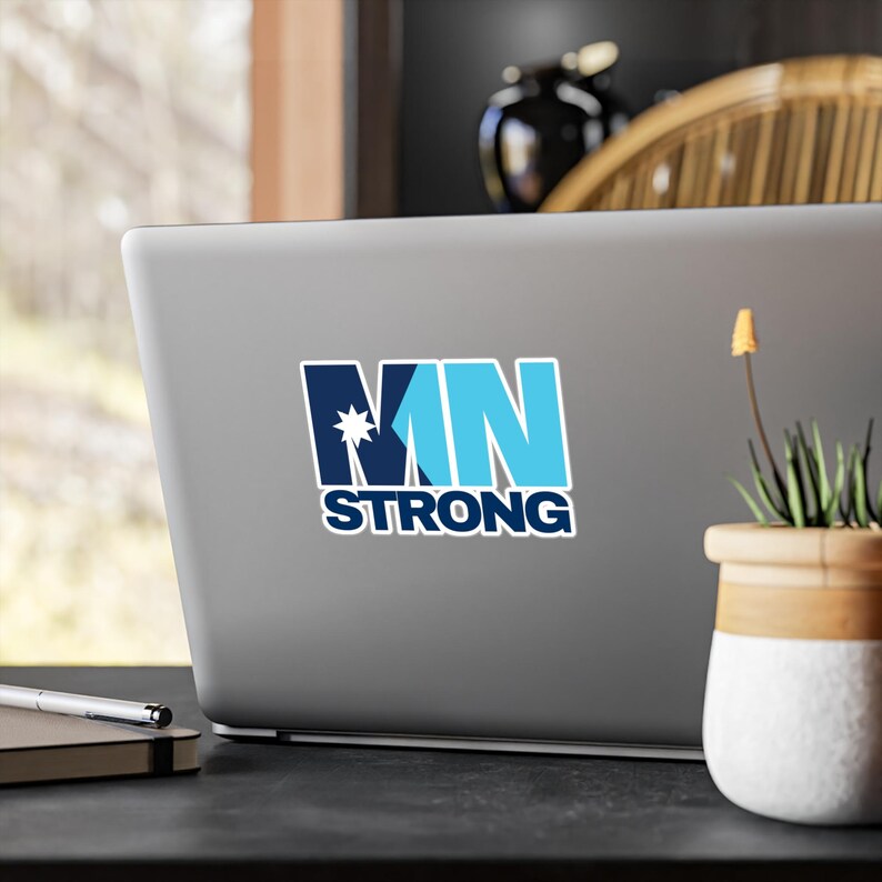MN Strong Sticker | Minneapolis Minnesota Kiss-cut Vinyl Decal - Etsy