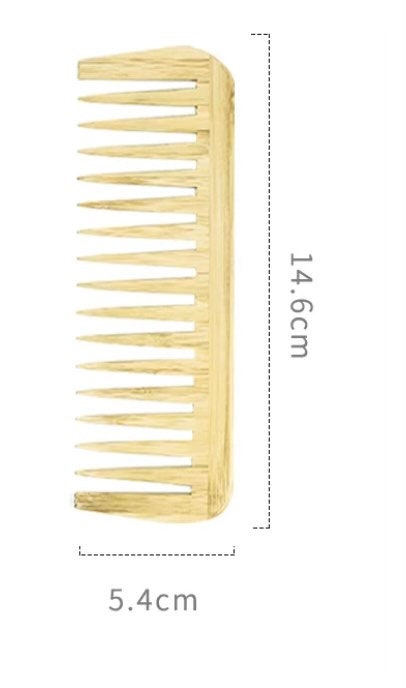 Bamboo Wood Hair Comb Eco-friendly Wide Tooth - Etsy