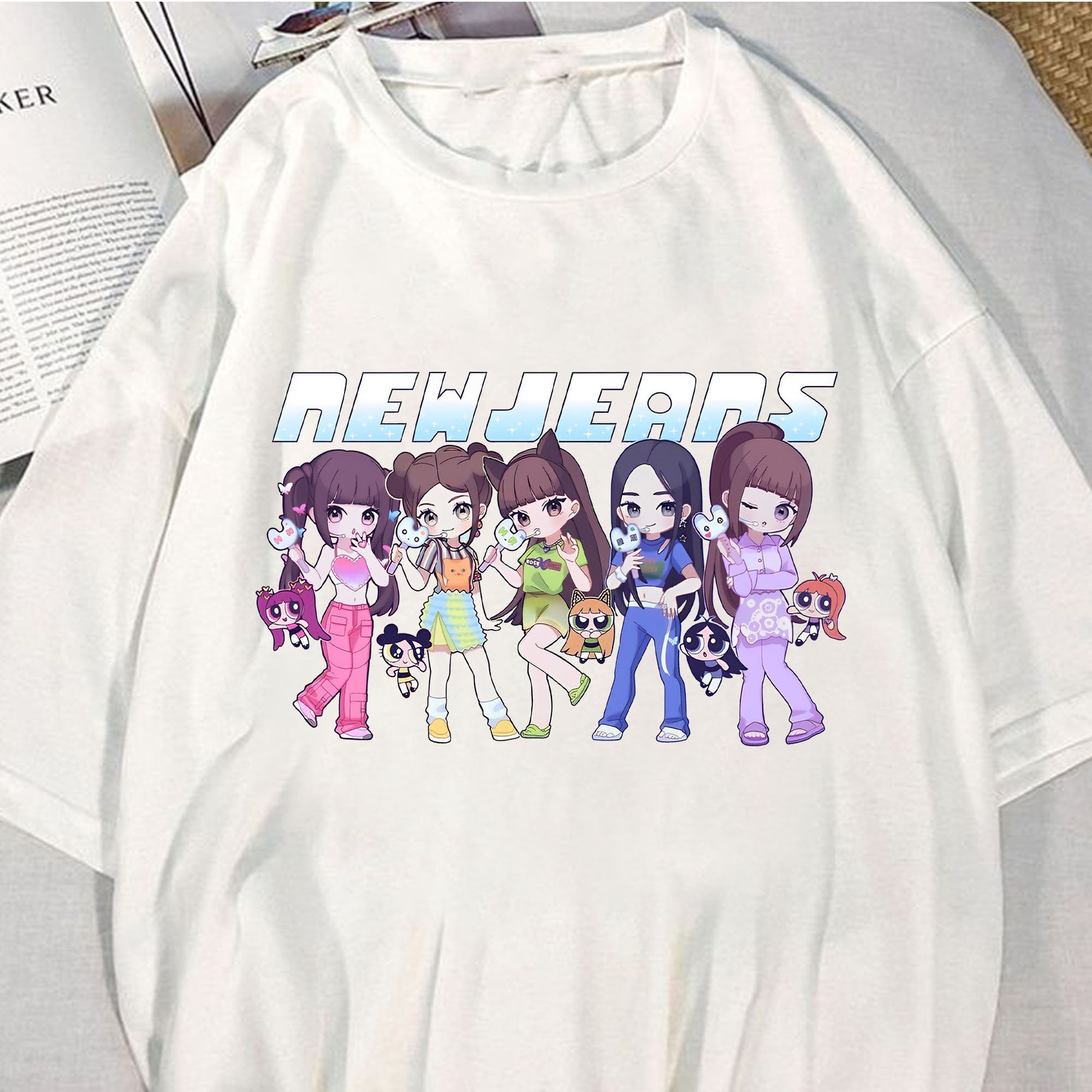 Powerpuff Girls X Newjeans Chibi Fanart Shirt Shirt for - Etsy Denmark