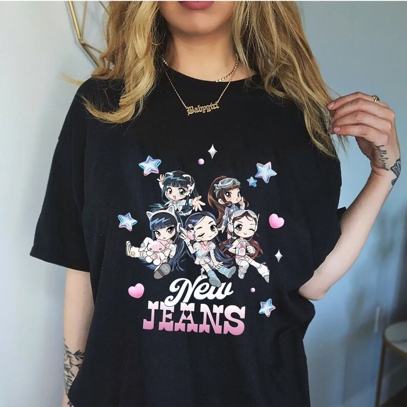 Newjeans Get up AI Ver 2 Shirtnewjeans Chibi Shirtnewjeans - Etsy