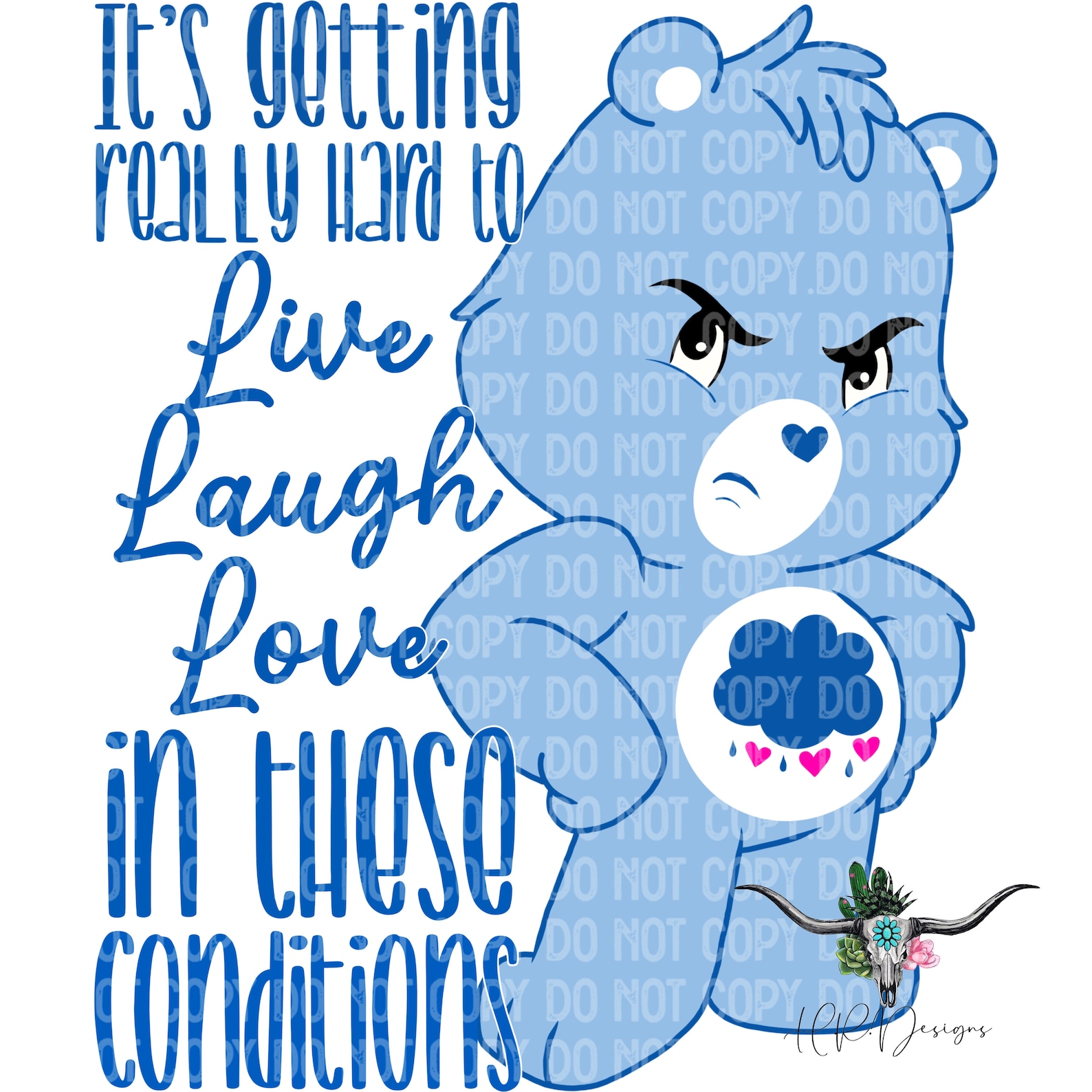 Grumpy Bear Funny Sarcastic Quote Png DIGITAL Download Only - Etsy