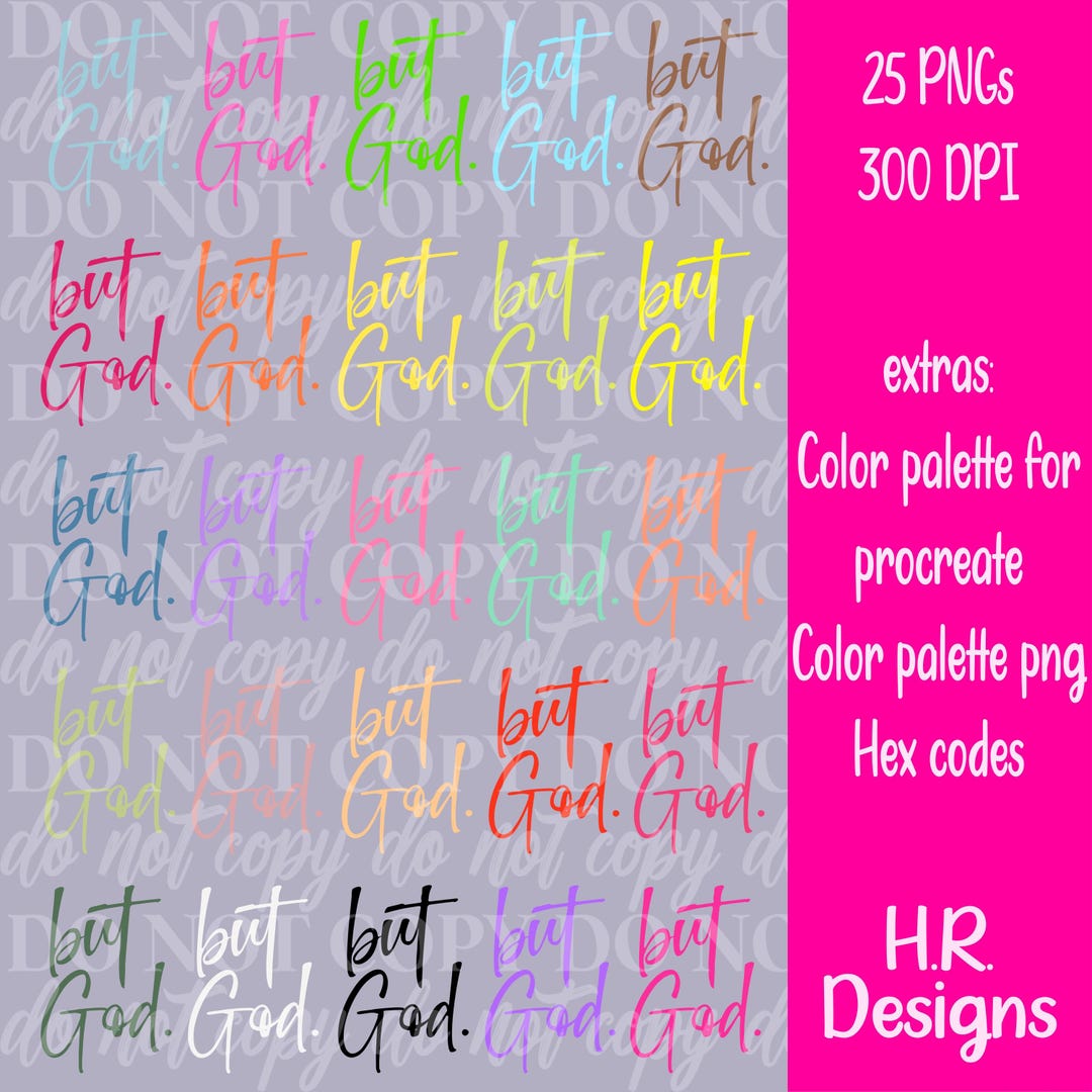 But God. Png/color Palette/hex Codes| Jesus/god Png/svg | Christian Png ...