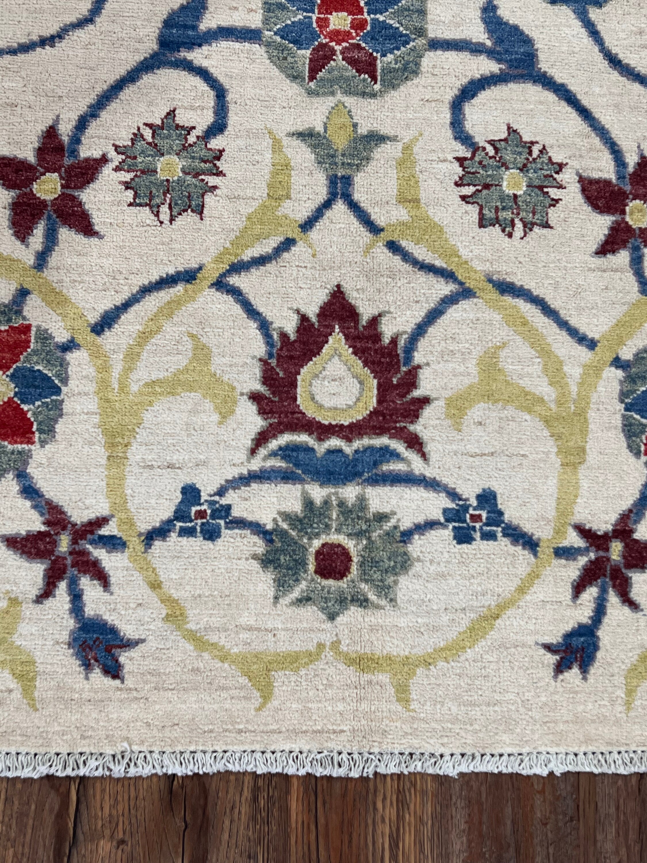 Handmade 6x6ft Persian Design Area Rug Multicolor Rug, Turkish Rug ...