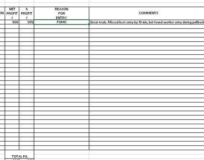 Basic Options Trading Journal - Etsy