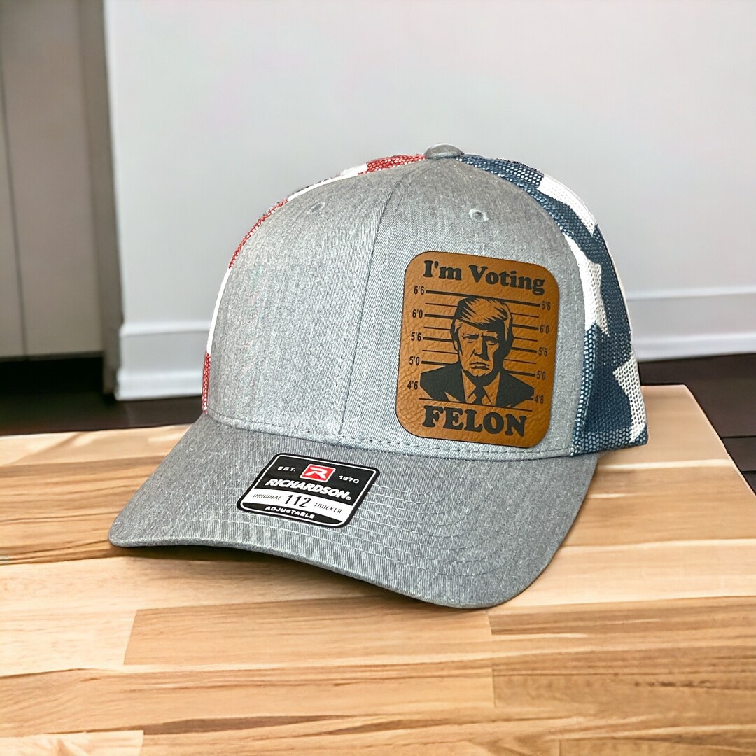 Im Votimg Felon Mug Shot, Trump Hat, Trump 2024, Farhers Day Gift ...