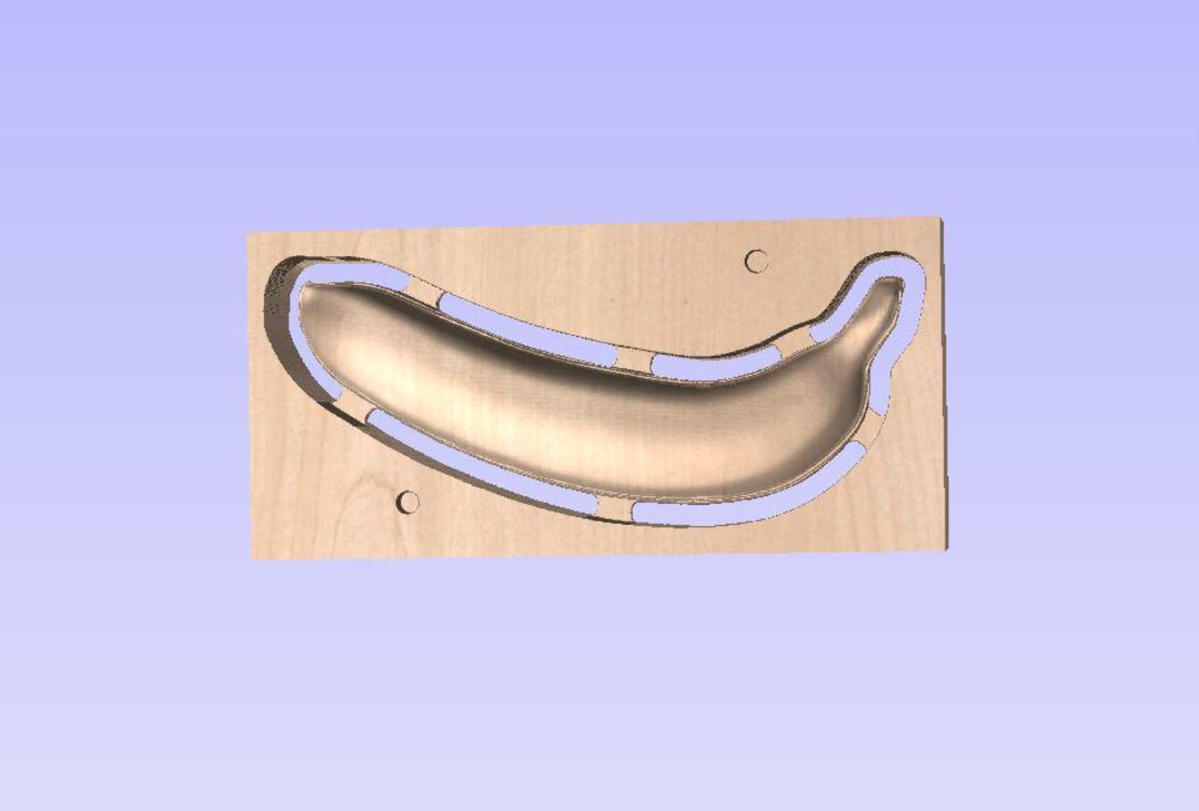 3D Banana CRV File for the CNC - Not a Physical Product - Etsy