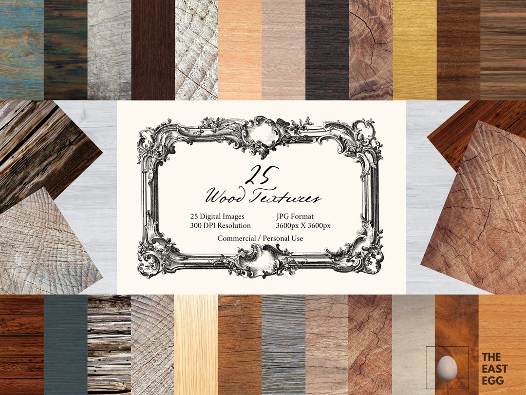 25 Wood Digital Paper Textures Digital Paper Pack With Wood Backgrounds ...