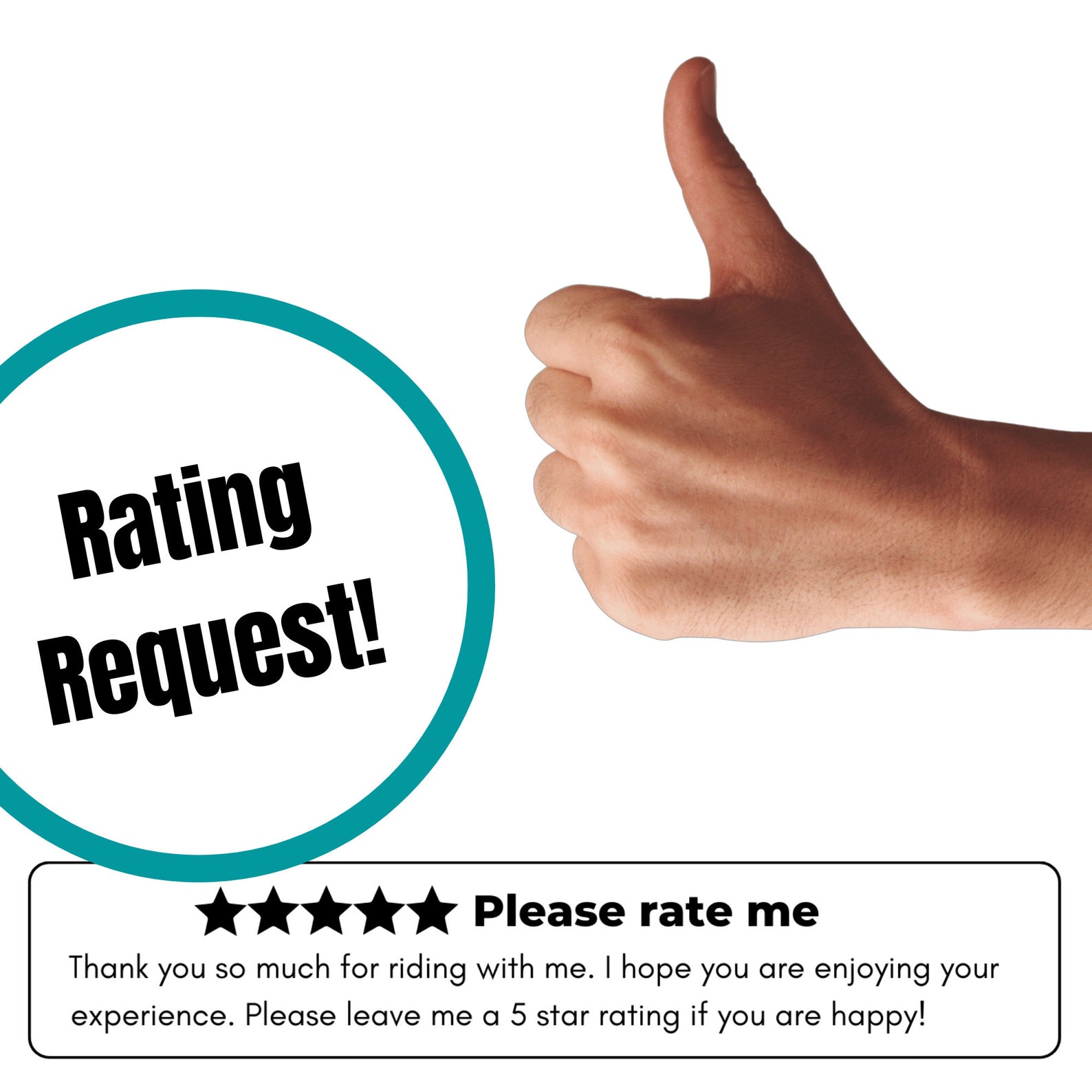 Uber Lyft Taxi Rideshare Sign Printable | Editable Sign | Uber Tip Sign ...