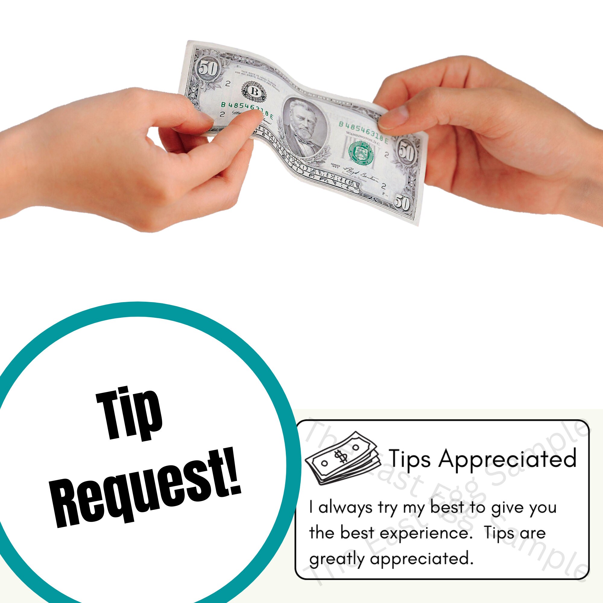 Uber Lyft Taxi Rideshare Sign Printable | Editable Sign | Uber Tip Sign ...