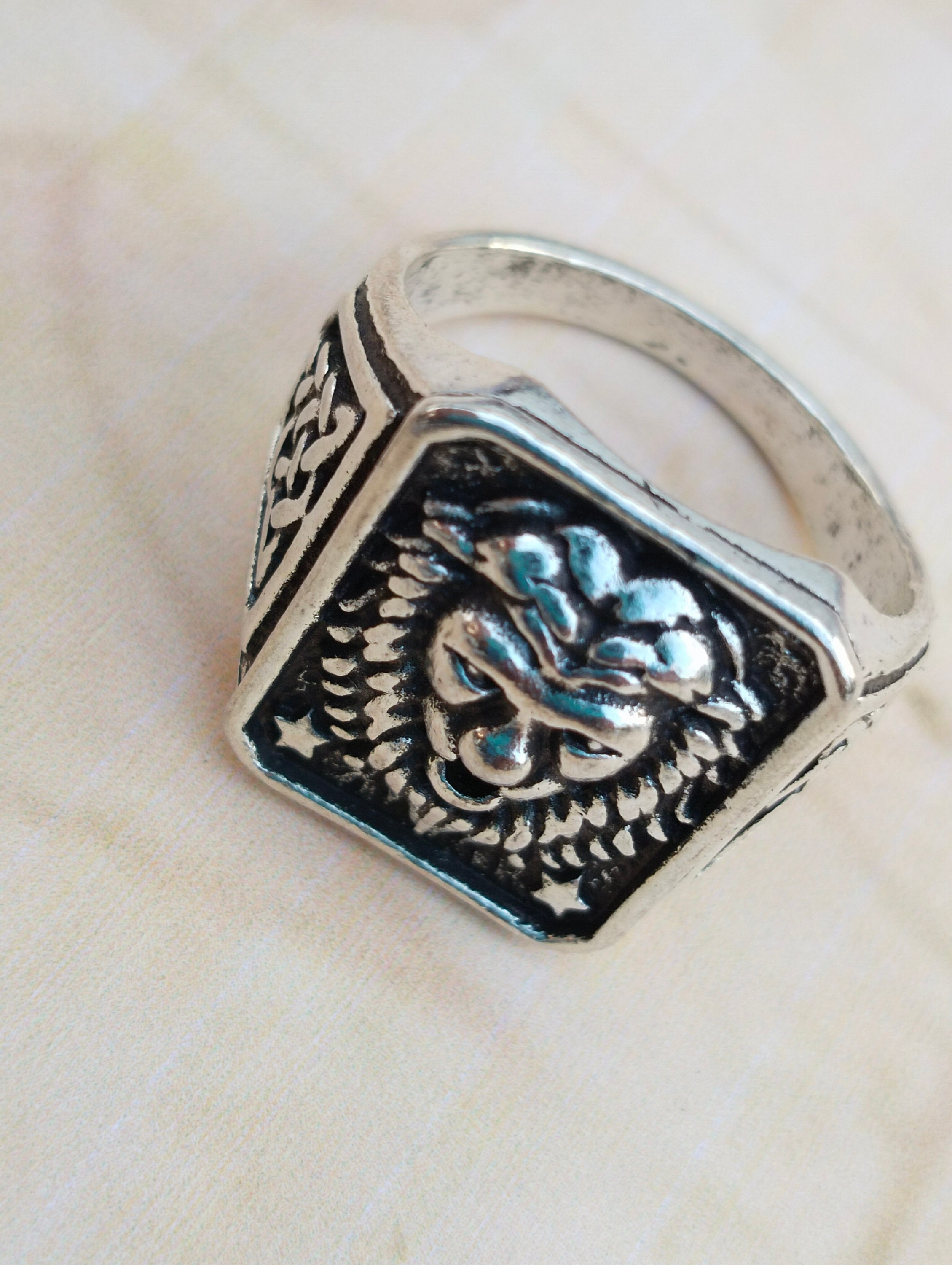 Occltt Rapid Money Luck Attracting Stone Ring 7777 Wealth Lottery ...