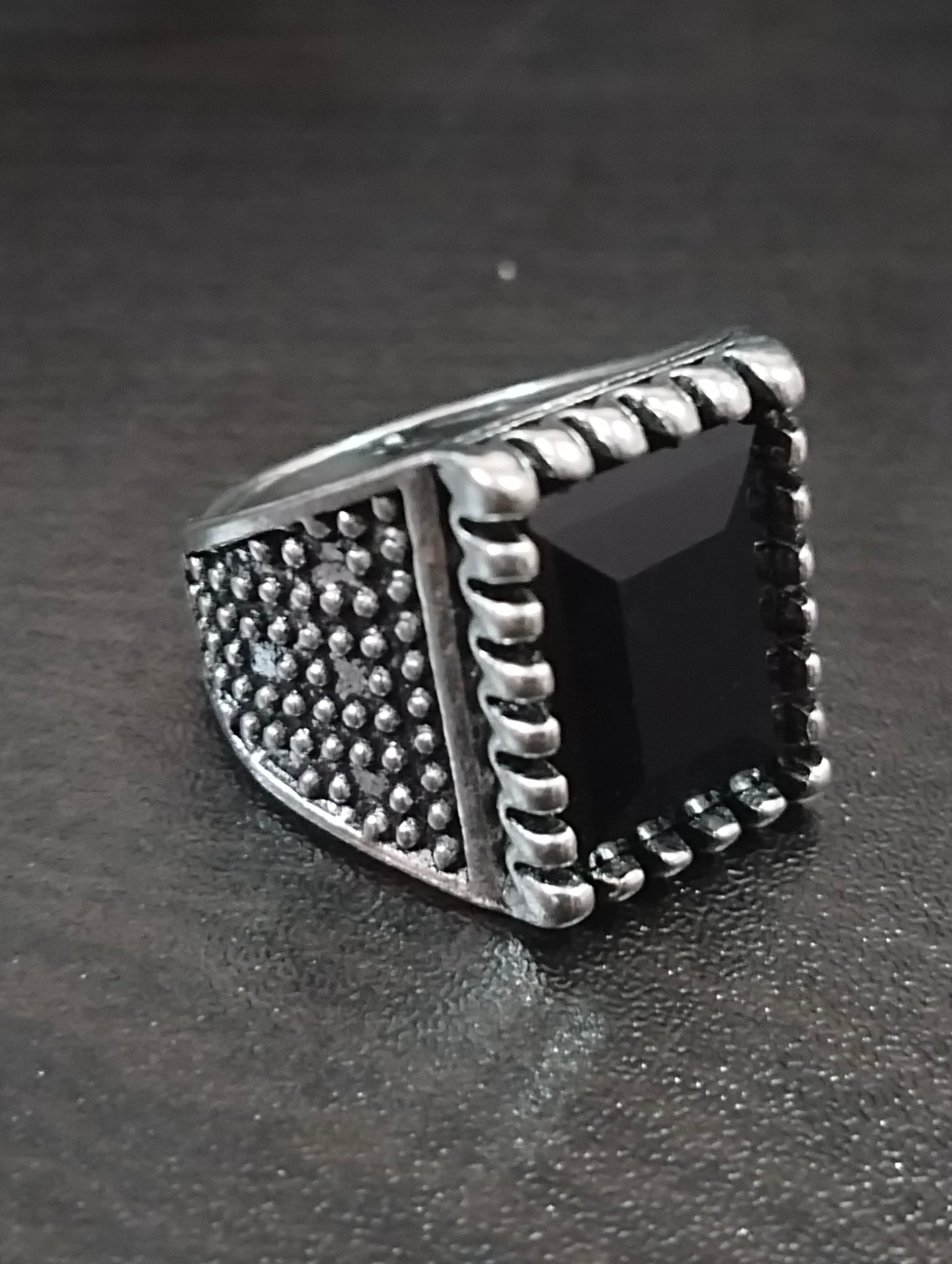 Most Powerful Wealth Richness Nagmani Cobra Black Snake Stone Ring - Etsy