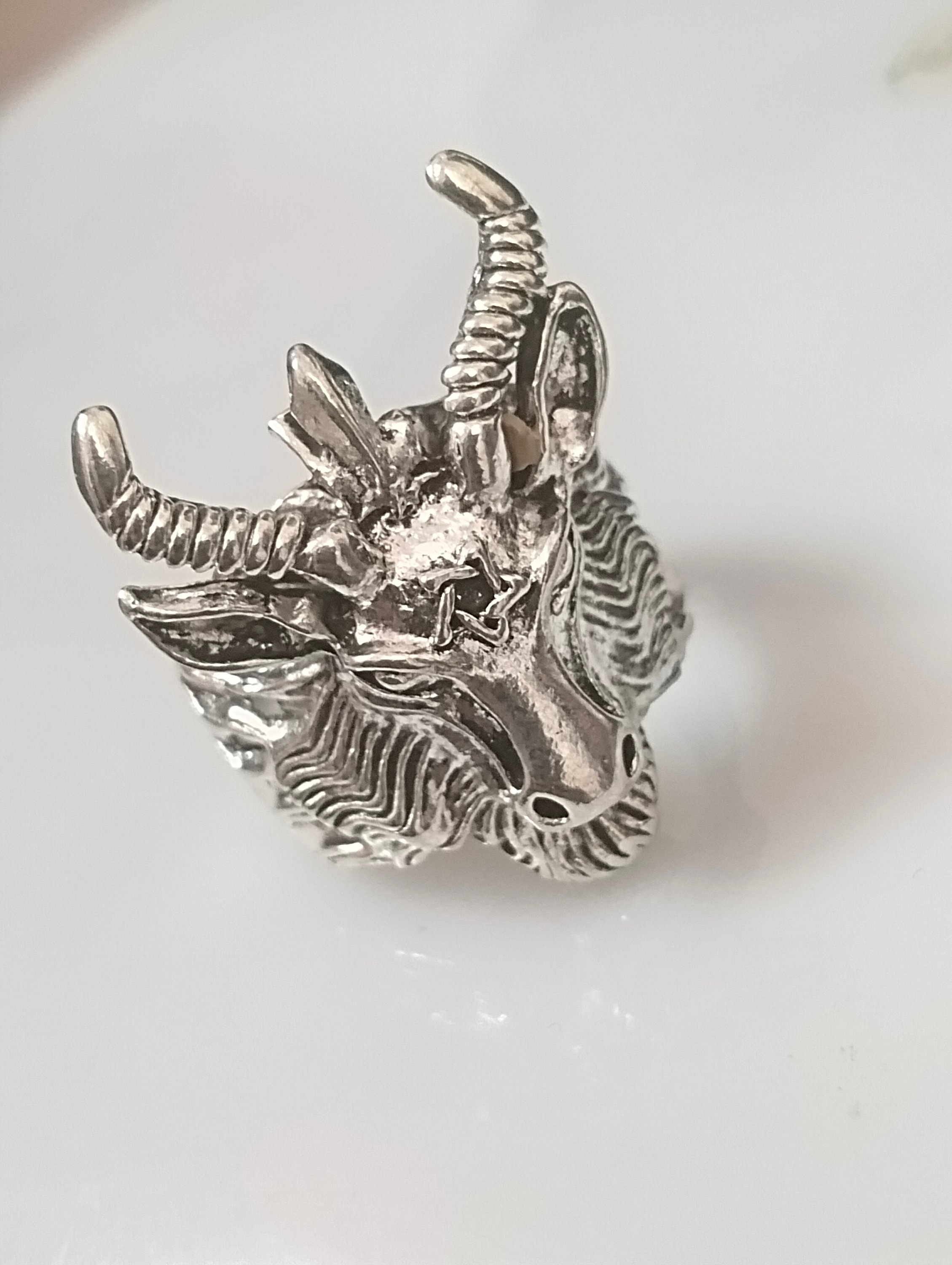 Baphomet Infernl Vortex Ring Kamkha Love Control Lust Money - Etsy
