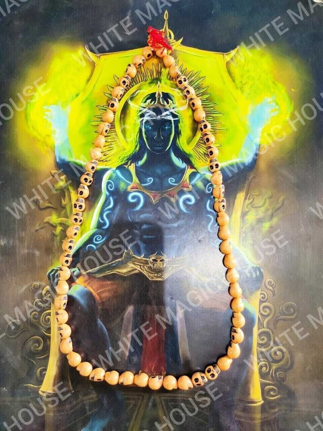 Real Aghori Made Kali Ashta Siddhi Necklace Obtain 7 Occult - Etsy