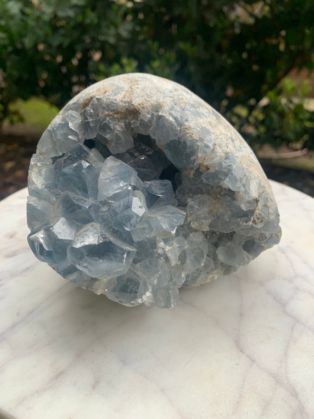 Large Celestite Cluster - Etsy