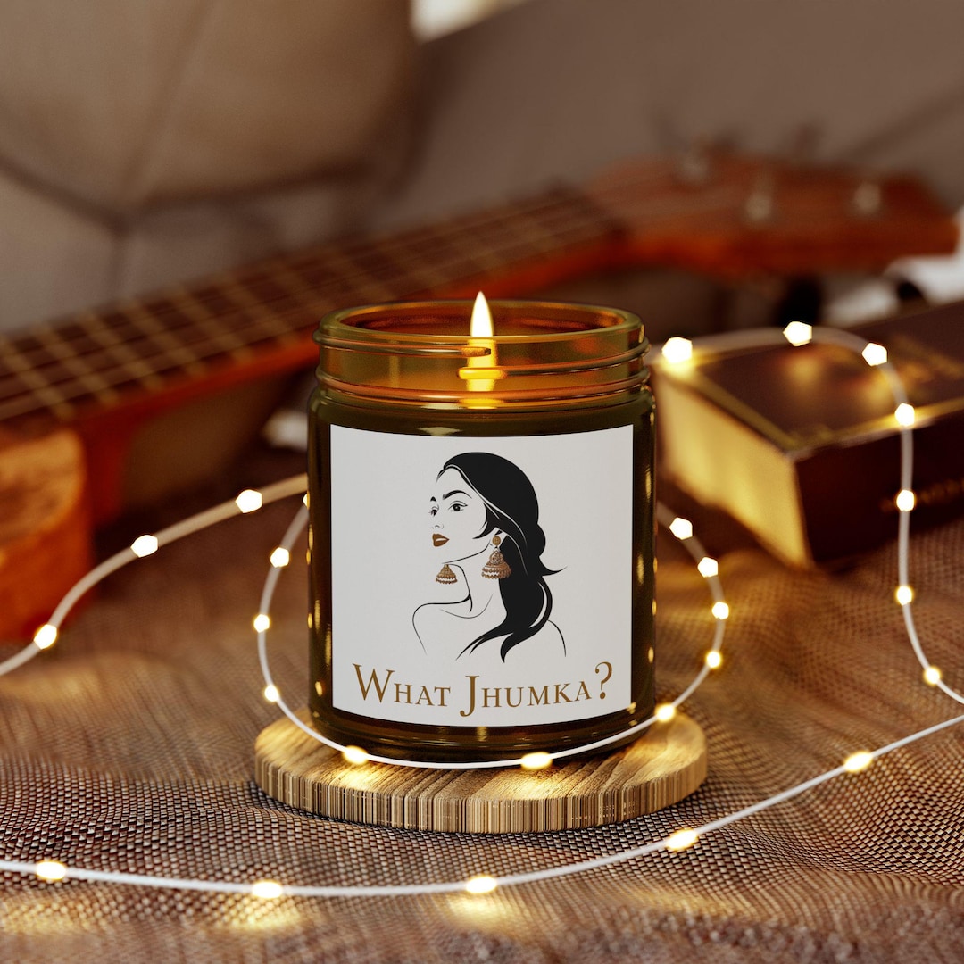Desi Candle Gift | What Jhumka, Brown Girl Decor, Indian Pakistani ...