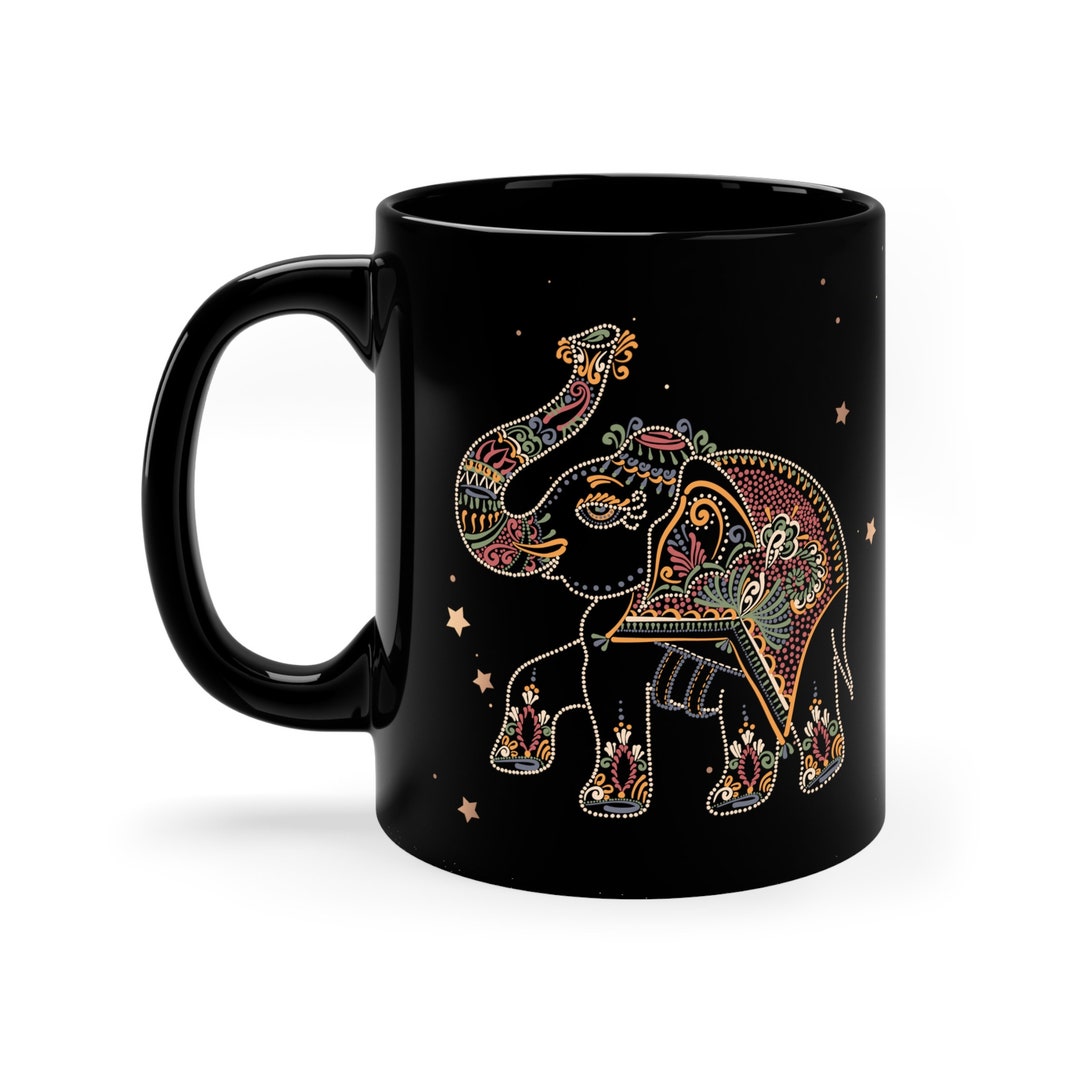 Indian Chai Mug | 11 Oz. Desi Mug, India Souvenir Gift, Indian Elephant ...