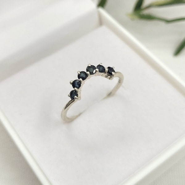 Dark Blue Ring - Etsy