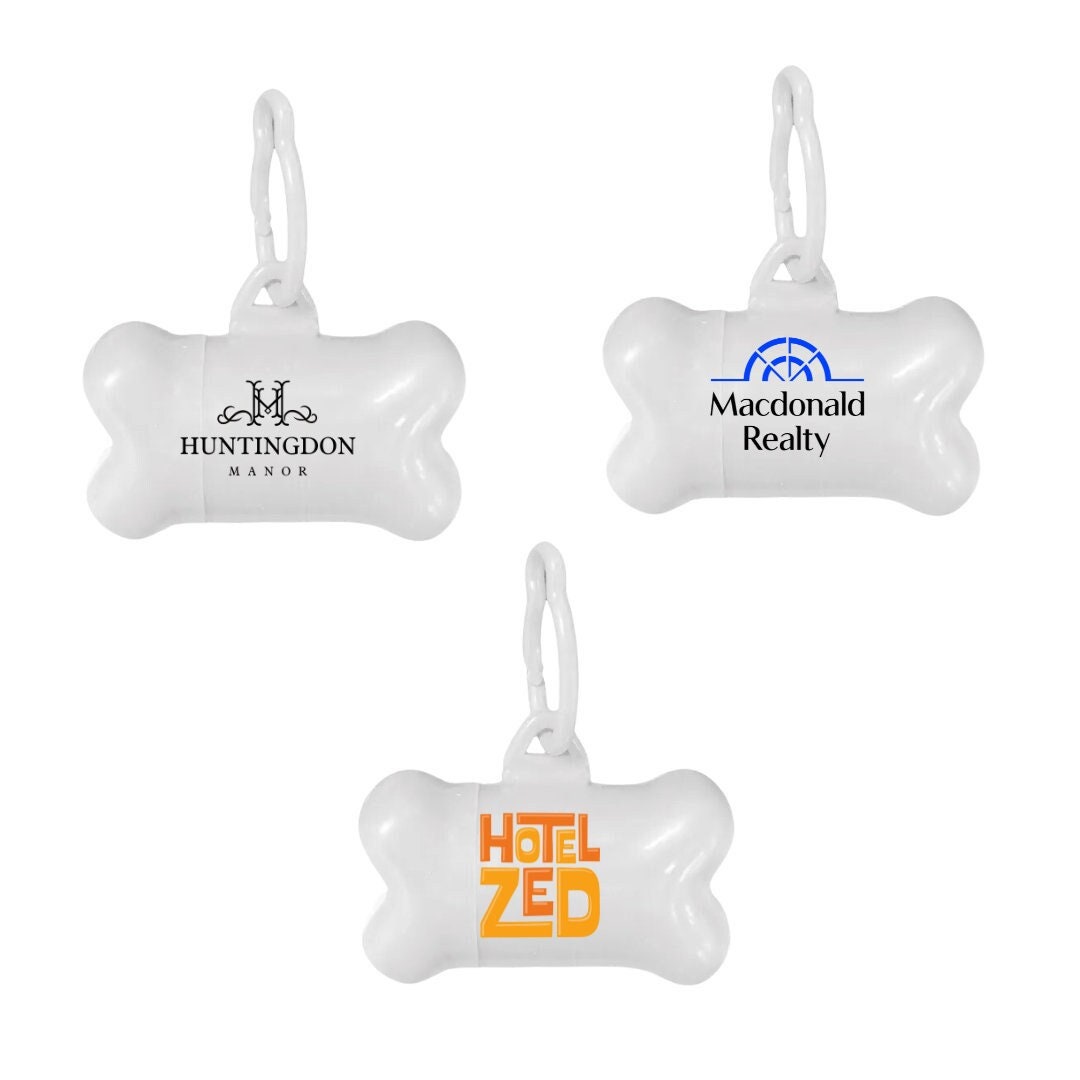 Bulk Personalized Dog Poop Bag Holder, Dog Waste Bag, Custom Dog Poop ...