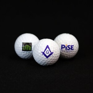 Custom Golf Balls(3 Pack), Golf Gift, Gift for Golfer, Fathers Day Gift ...