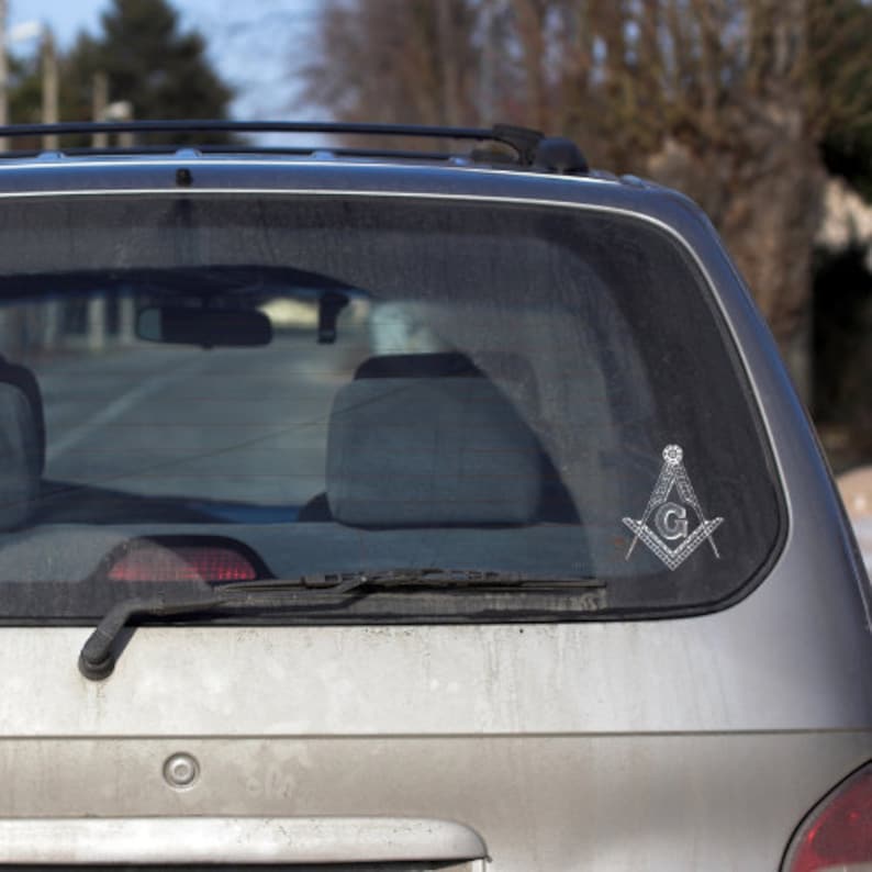 Freemason Sticker, Masonic, Masonic Decal, Masonic Sticker, Freemason ...