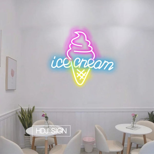 Ice Cream Window Sign - Etsy
