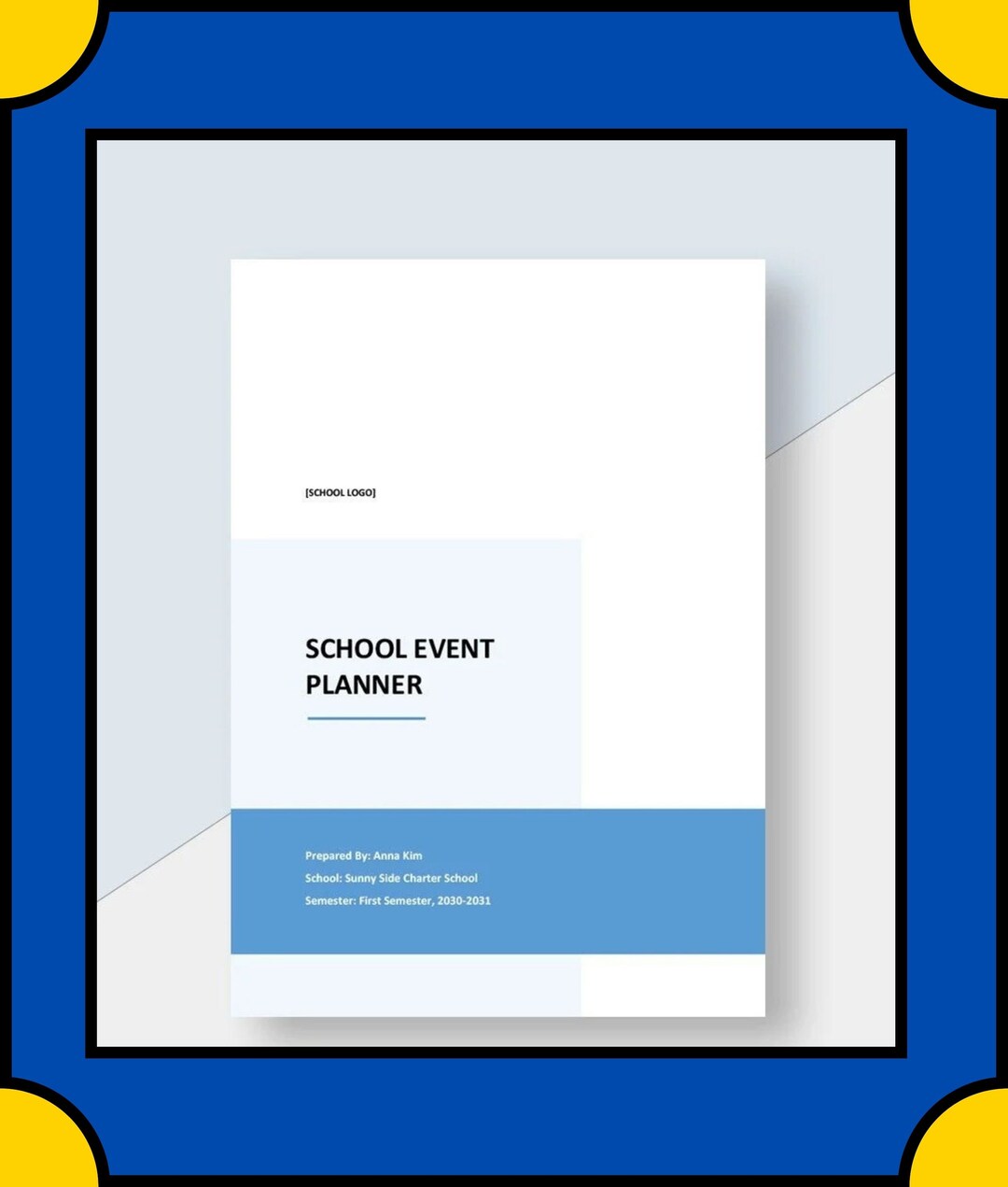 School Event Planner Template Plan Unforgettable Events instant ...