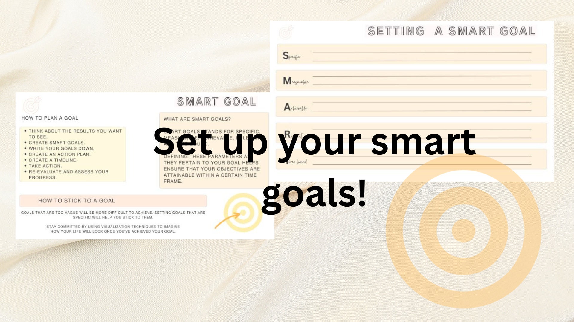 Goal Planner BUNDLE, 2024 Goals Tracker, SMART Goal Setting Kit ...
