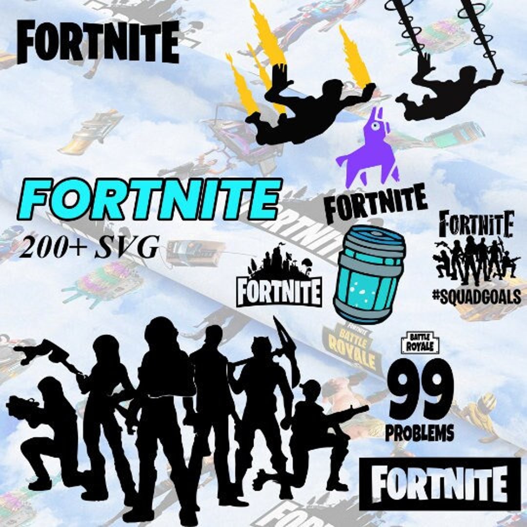 Fort Gaming Svg Sticker, F-nite Font, F-nite Clipart Svg, Png, F-nite ...