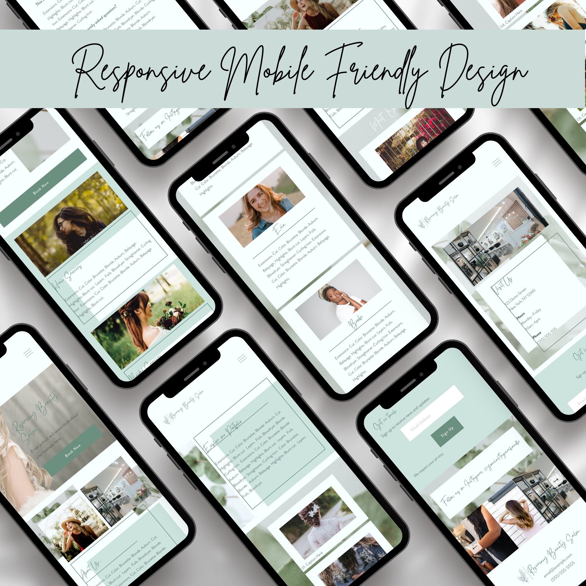 Squarespace Website Template | Squarespace 7.1 | Modern Boho Template for Beauty, Health ...