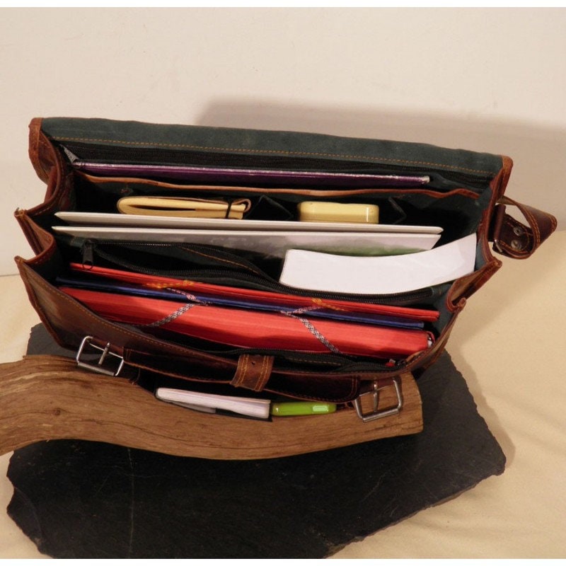 Handmade Pure Leather Official Bag // 100 % Pure Leather Attractive Bag ...