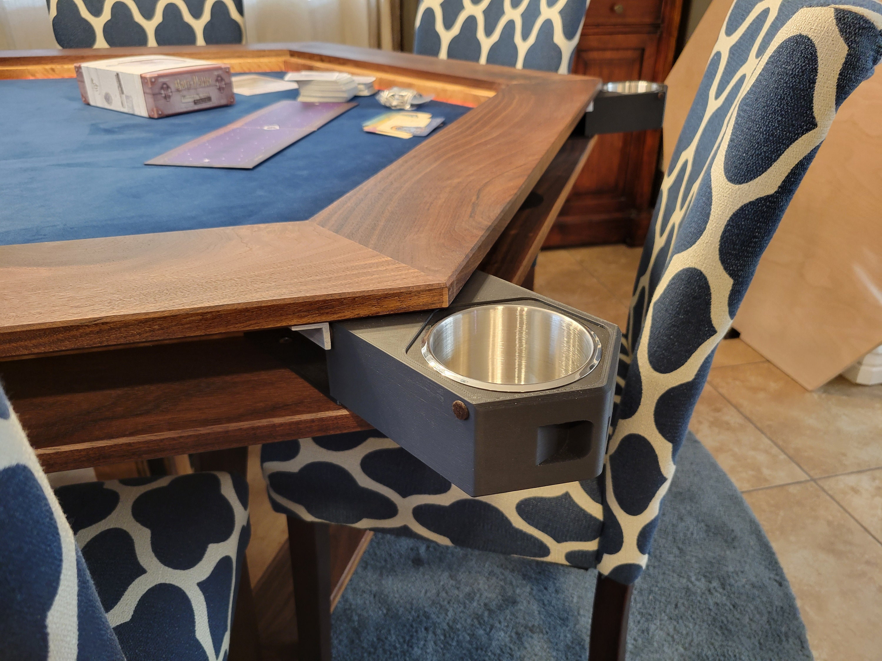 Hexagonal Gaming & Dining Table - Walnut and Maple - Etsy