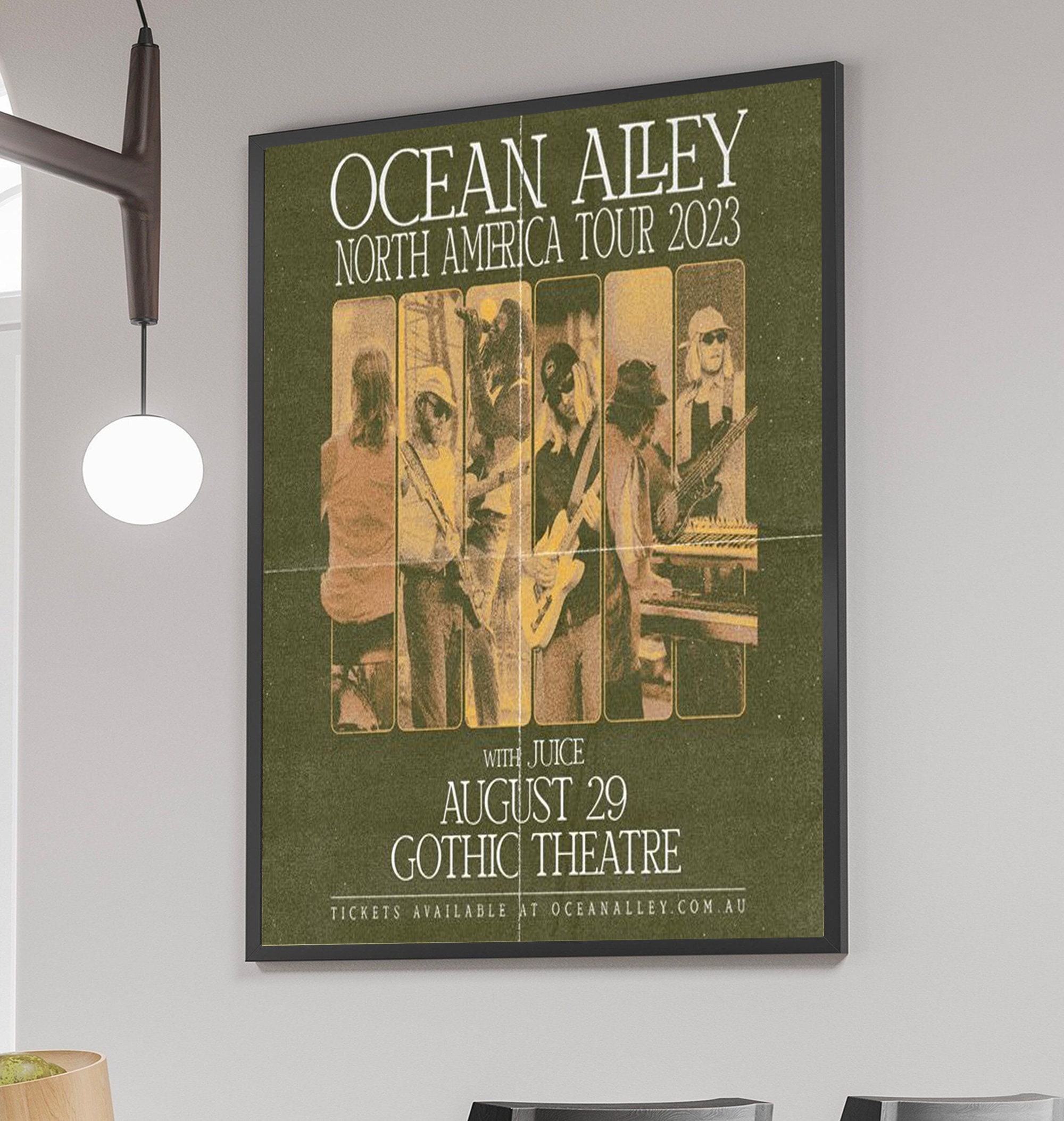 Ocean Alley North America Tour 2023 Poster sold by Somali Narine Dove ...