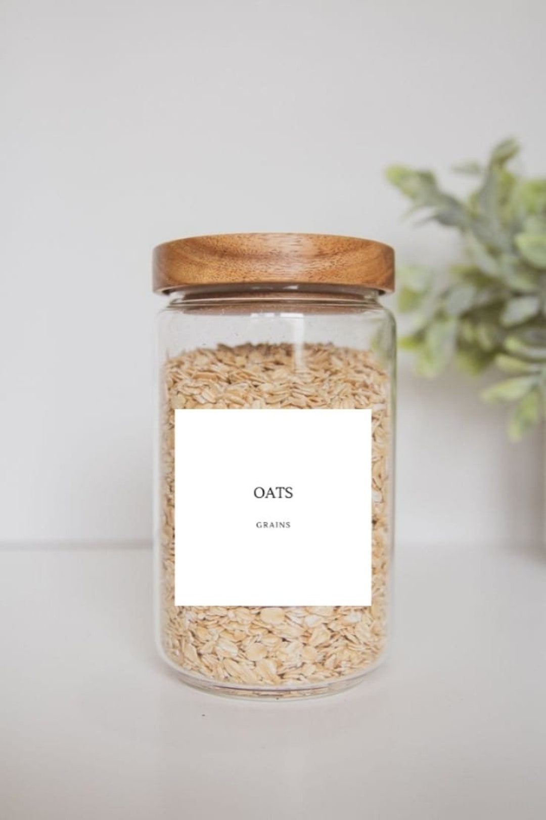 Minimalist Pantry Label Template - Etsy