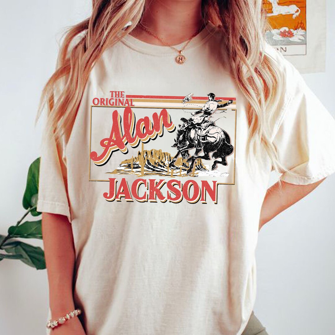 Alan Jackson Retro 90s T-shirt Vintage 90s Alan Jackson - Etsy