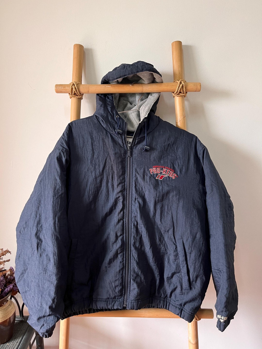 Vintage 90s Pro Keds Windbreaker Zipper Hoodie Jacket - Etsy
