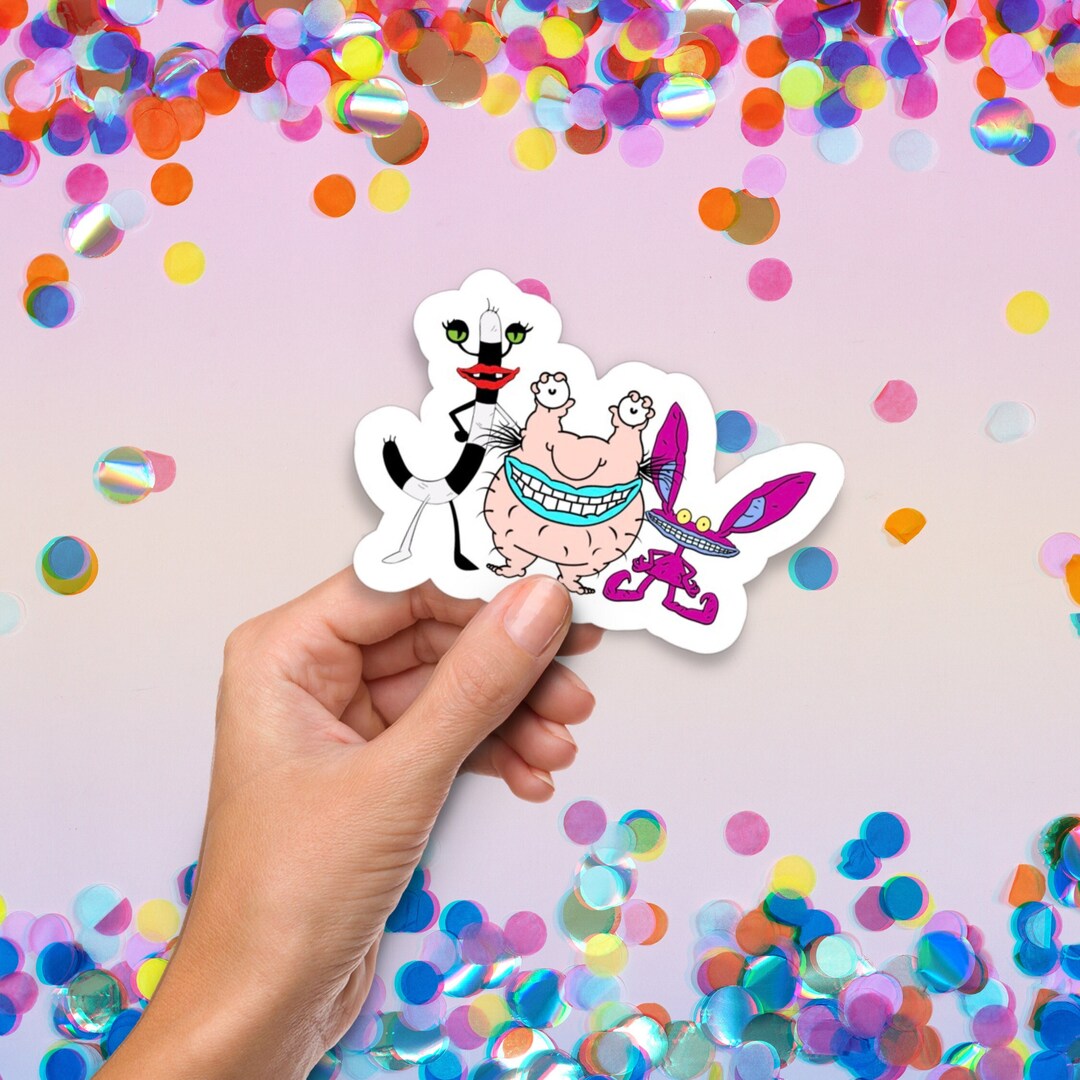 Aaahhh Real Monsters Besties Picture Sticker Decal Nickelodeon - Etsy