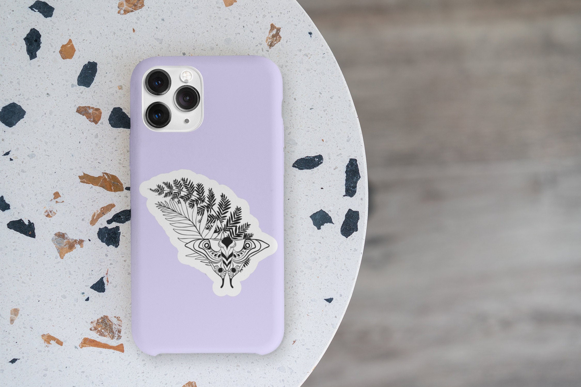 The Last of Us TLOU Ellie Moth Fern Tattoo Sticker - Etsy Australia