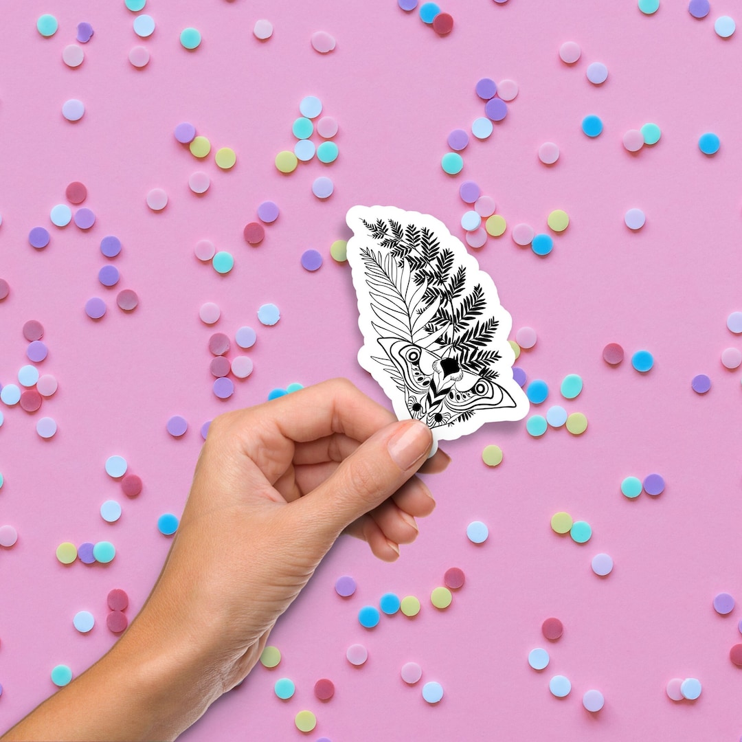 The Last of Us TLOU Ellie Moth Fern Tattoo Sticker - Etsy Australia