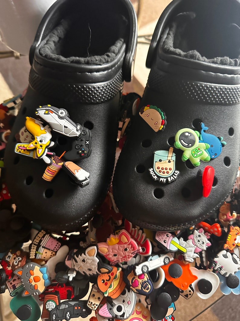 Assorted Croc Charms, Random Croc Charms Bulk 2 50 Charms, Random Croc ...