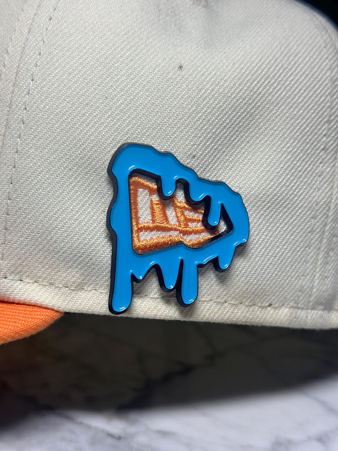 Blue Drip Fitted Hat Pin, New Era Pin, Snapback Pin, Hat Pin, Blue Drip ...