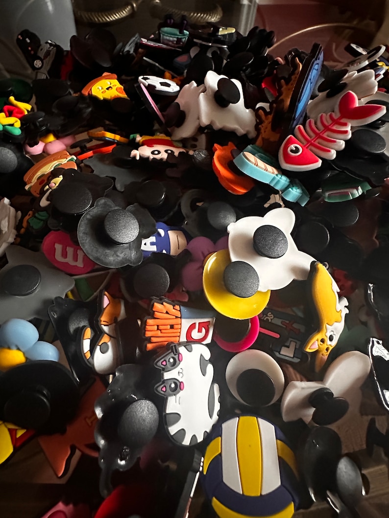 Assorted Croc Charms, Random Croc Charms Bulk 2 50 Charms, Random Croc ...