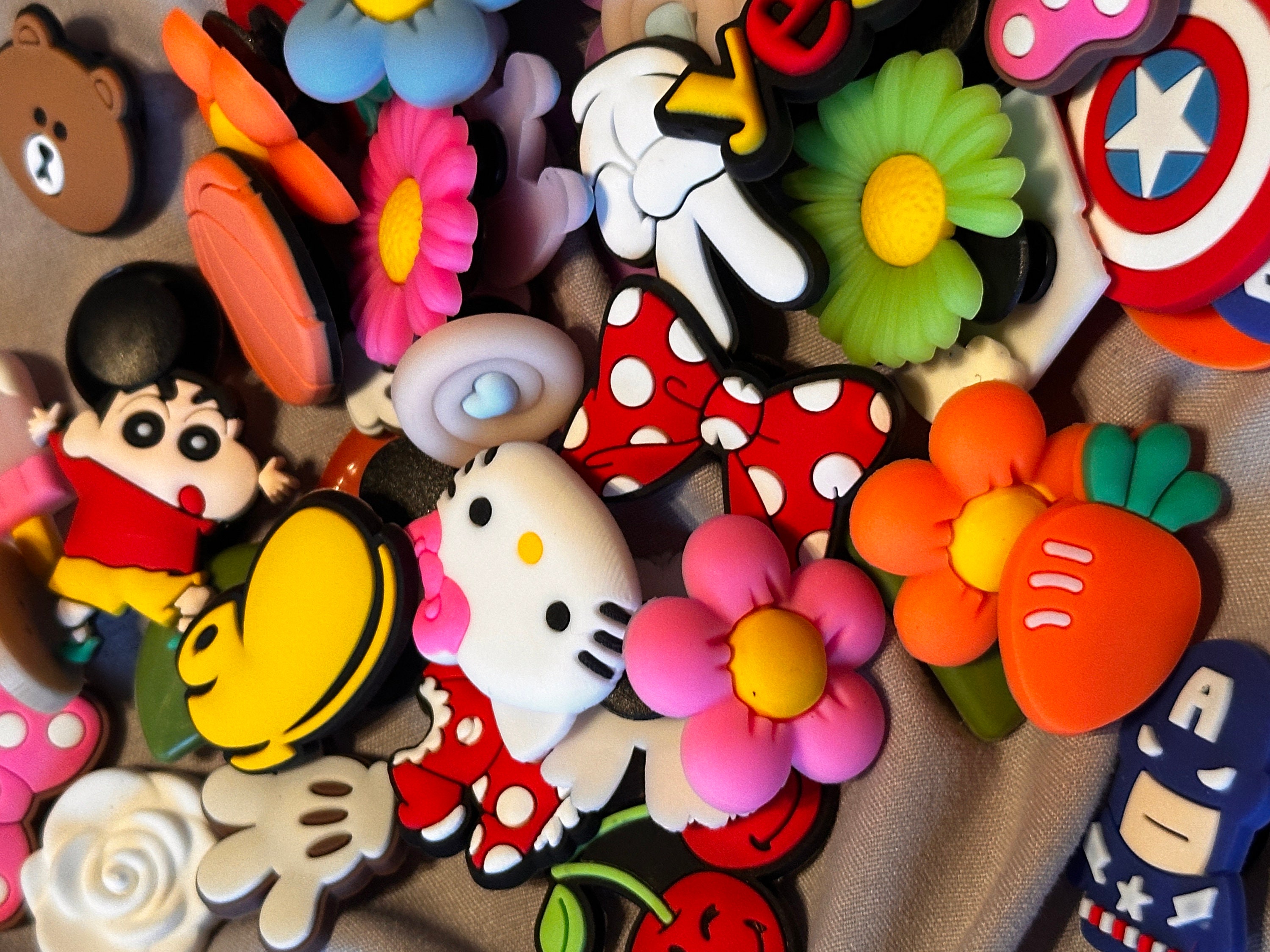 Assorted Croc Charms, Random Croc Charms Bulk 2 50 Charms, Random Croc ...