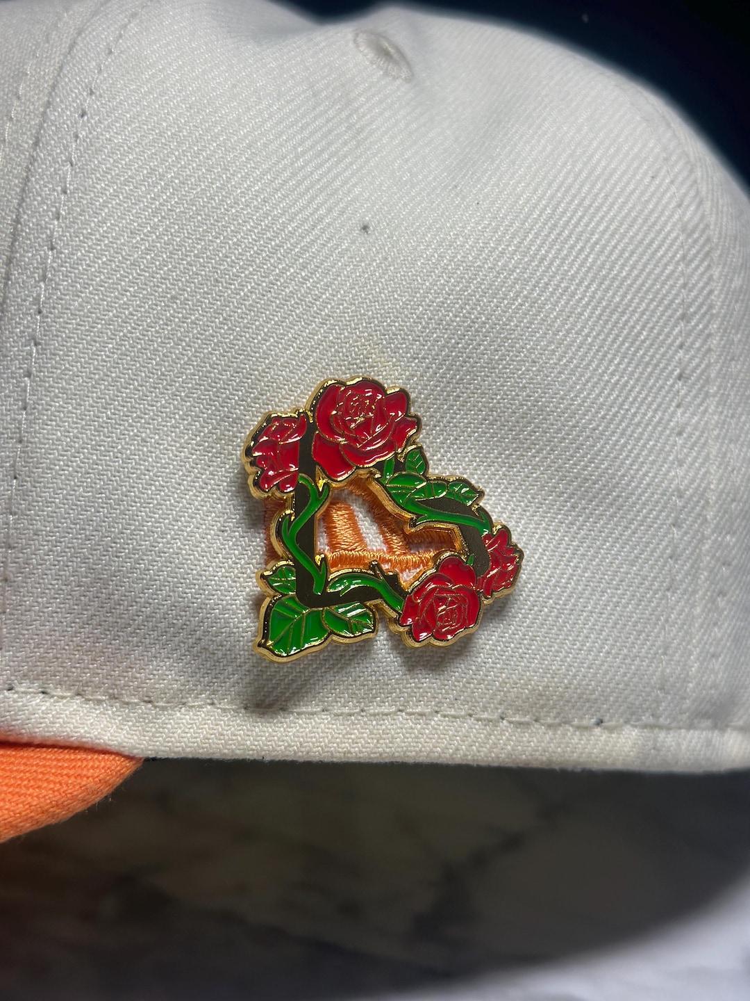 Fitted Hat Pin, New Era Pin, Snapback Pin, Hat Pin, Rose Pin, Rose Hat ...