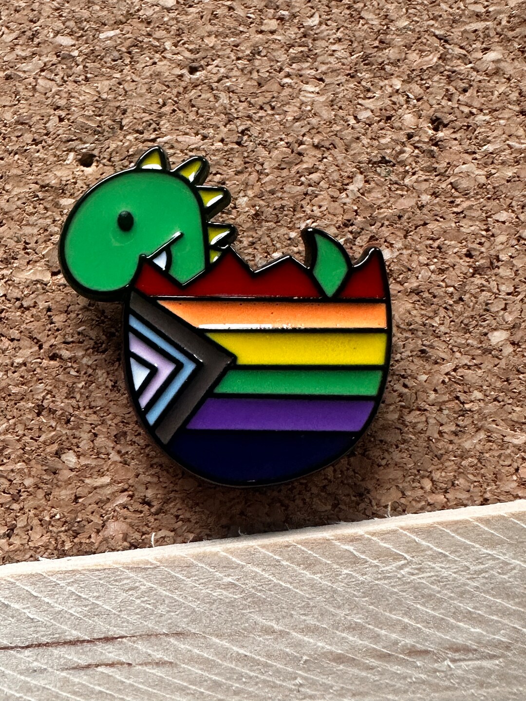 Pride Dinosaur Pin Pride Pins Rainbow Pins Enamel Pins LGBT Pin - Etsy