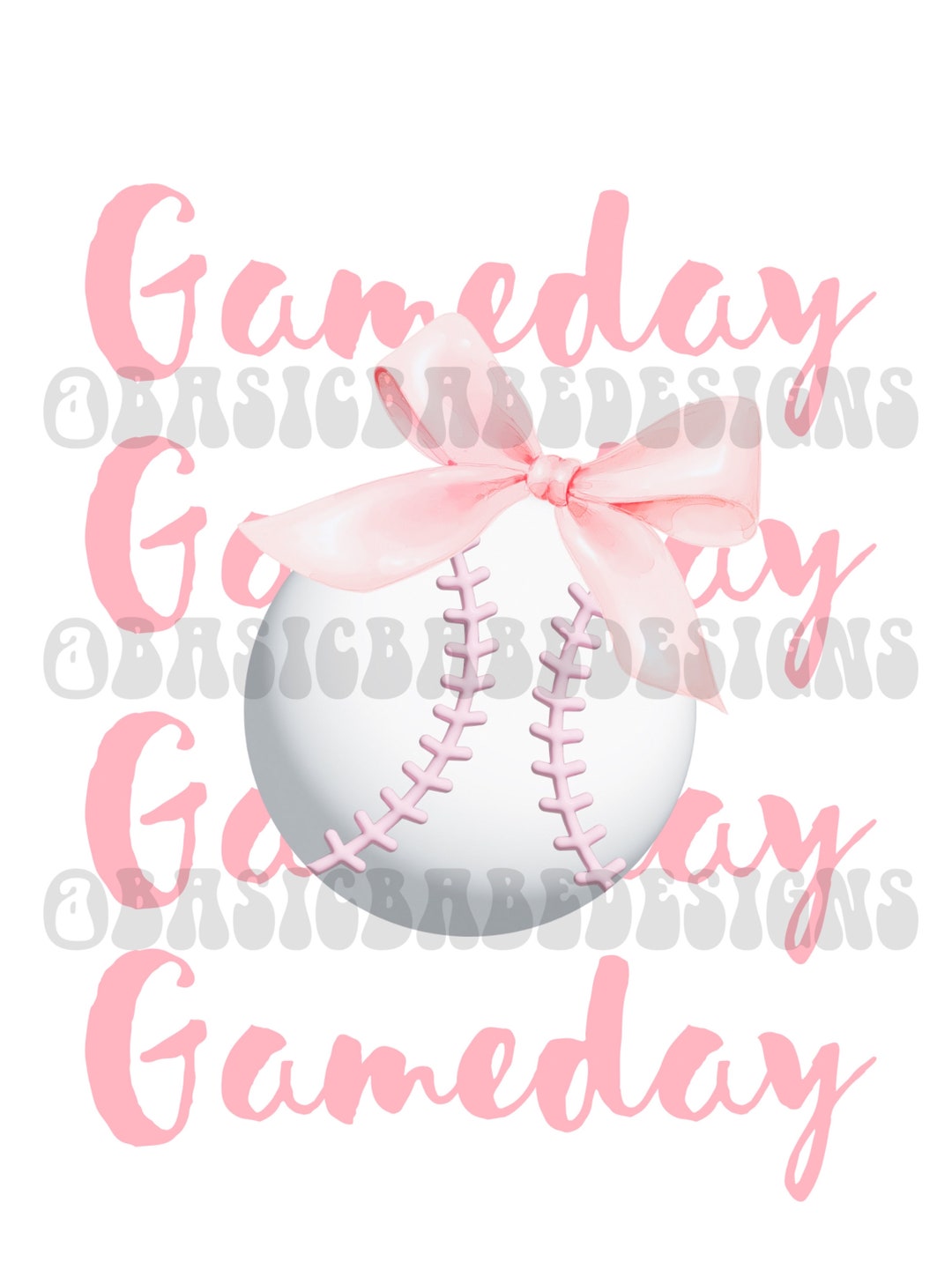 Baseball Game Day Girly Png - Digital File, Sublimation Print, Western ...